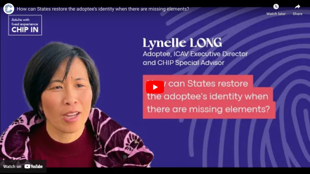 Adults With Lived Experience – Child Identity Protection